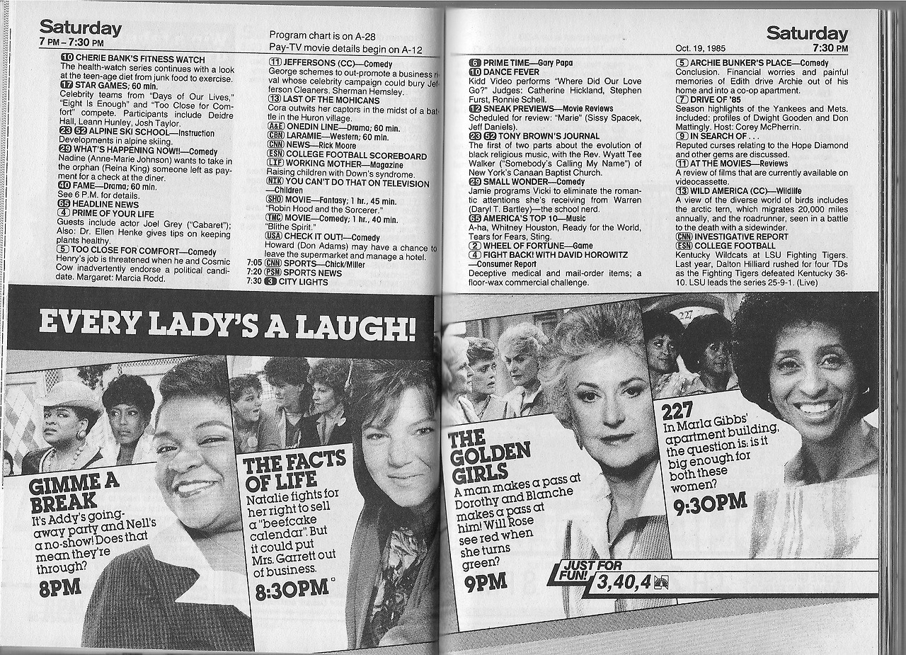 Cover Girls: Vintage TV Guide Ads – The Golden Girls Fashion Corner